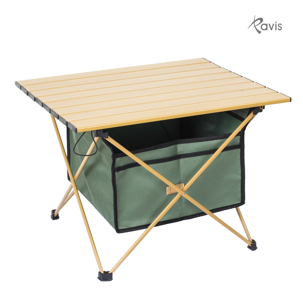 [파비스] 경량폴딩 캠핑용 롤테이블(수납함 포함) PRT-01 - 비품넷