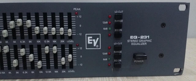 [[중고] EV EQ-231 STEREO GRAPHIC EQUALIZER]