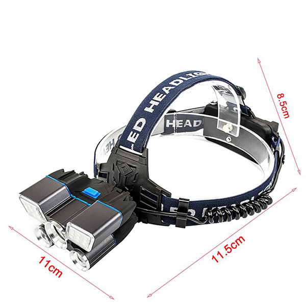 hplusmall 헤드랜턴 해루질 안전모 등산 백패킹 LED 충전식 방수 - 핫트랙스
