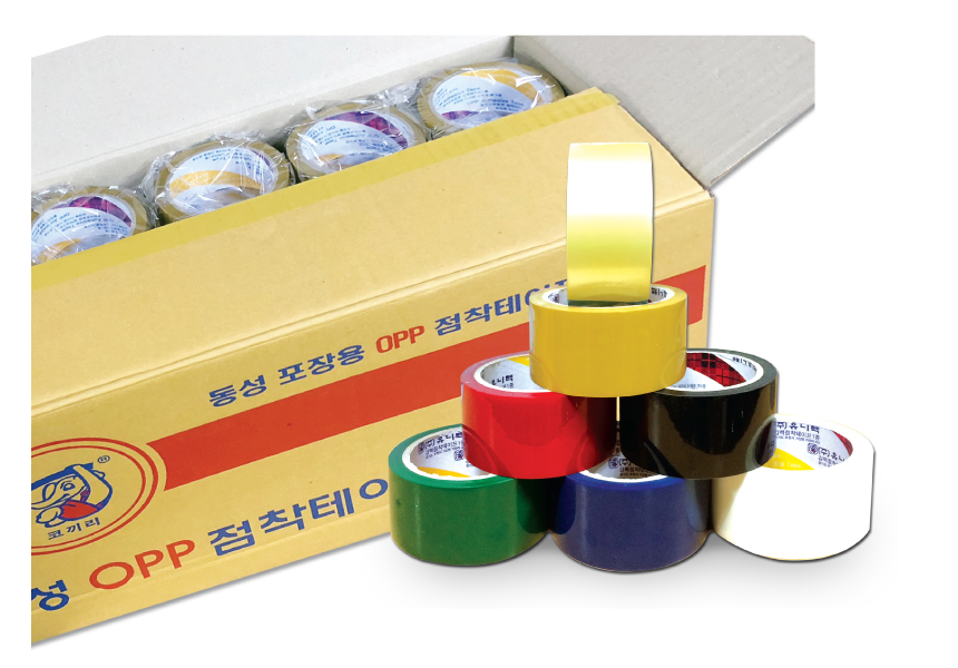 G마켓 - 청색OPP테이프(50EA) 파란색 박스테이프 박스단위