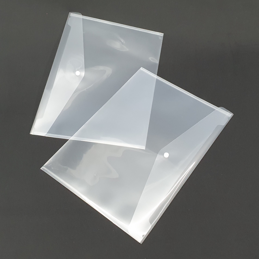 똑딱이 투명 포켓파일 A3 가로형 파라브로 문구사무 파라브로 B2b전문