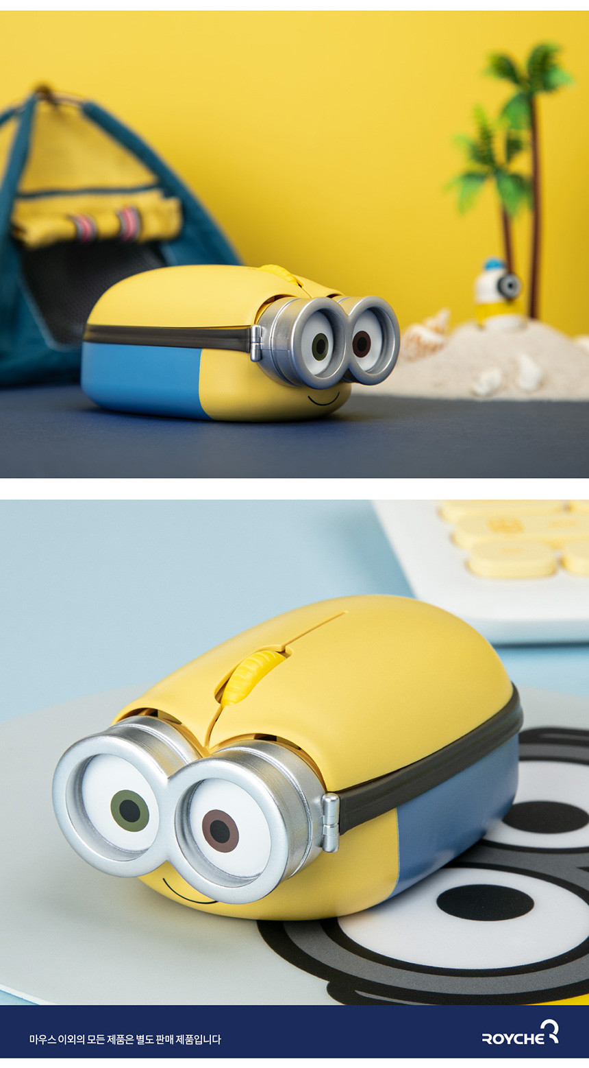 미니언즈 캐릭터 멀티페어링 무선 마우스 피규어 - 감도 깊은 취향 셀렉트샵 29CM
