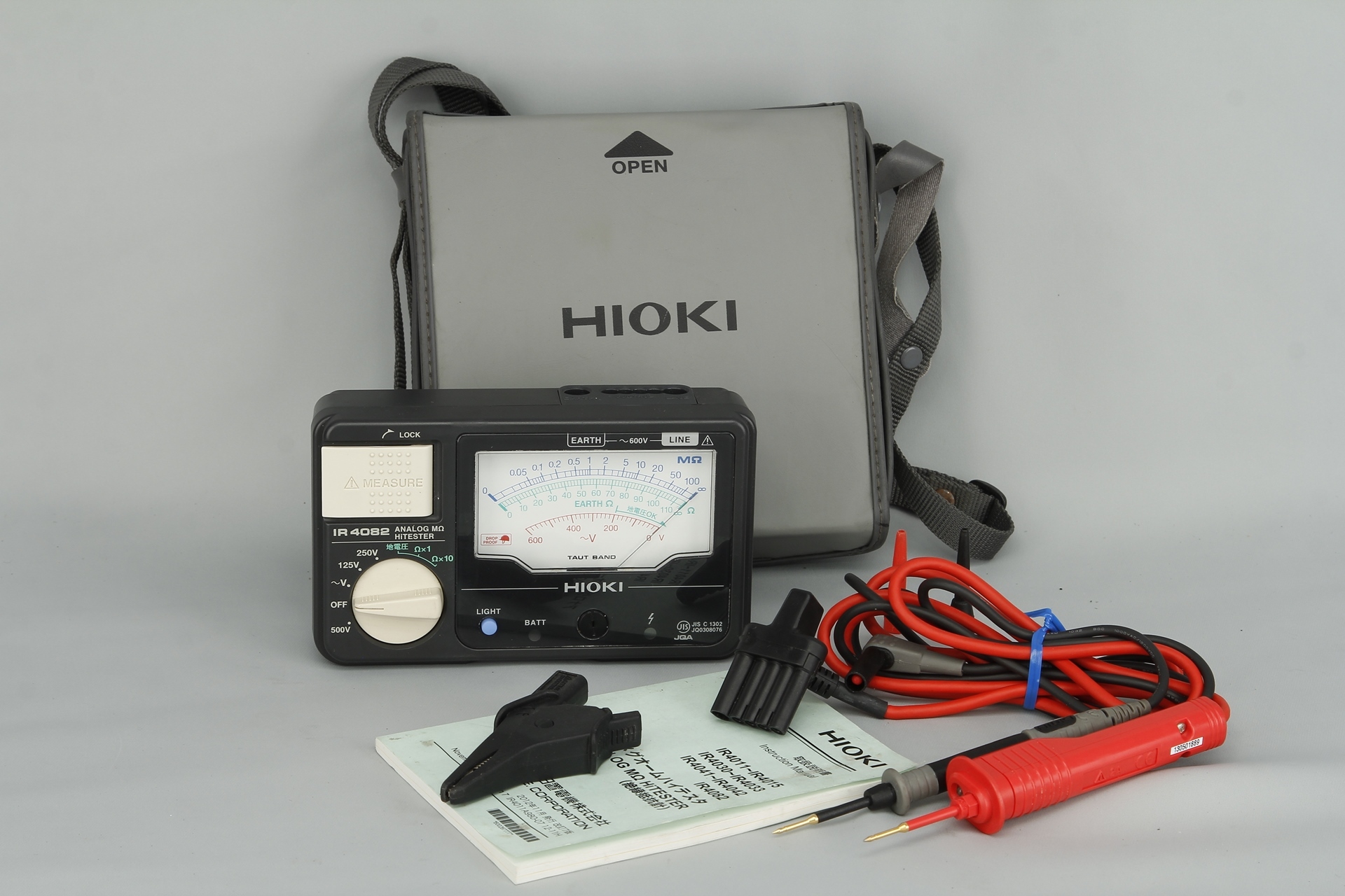 소리전자 - Hioki IR4082-11 아날로그 절연/접지 저항계 (N82)