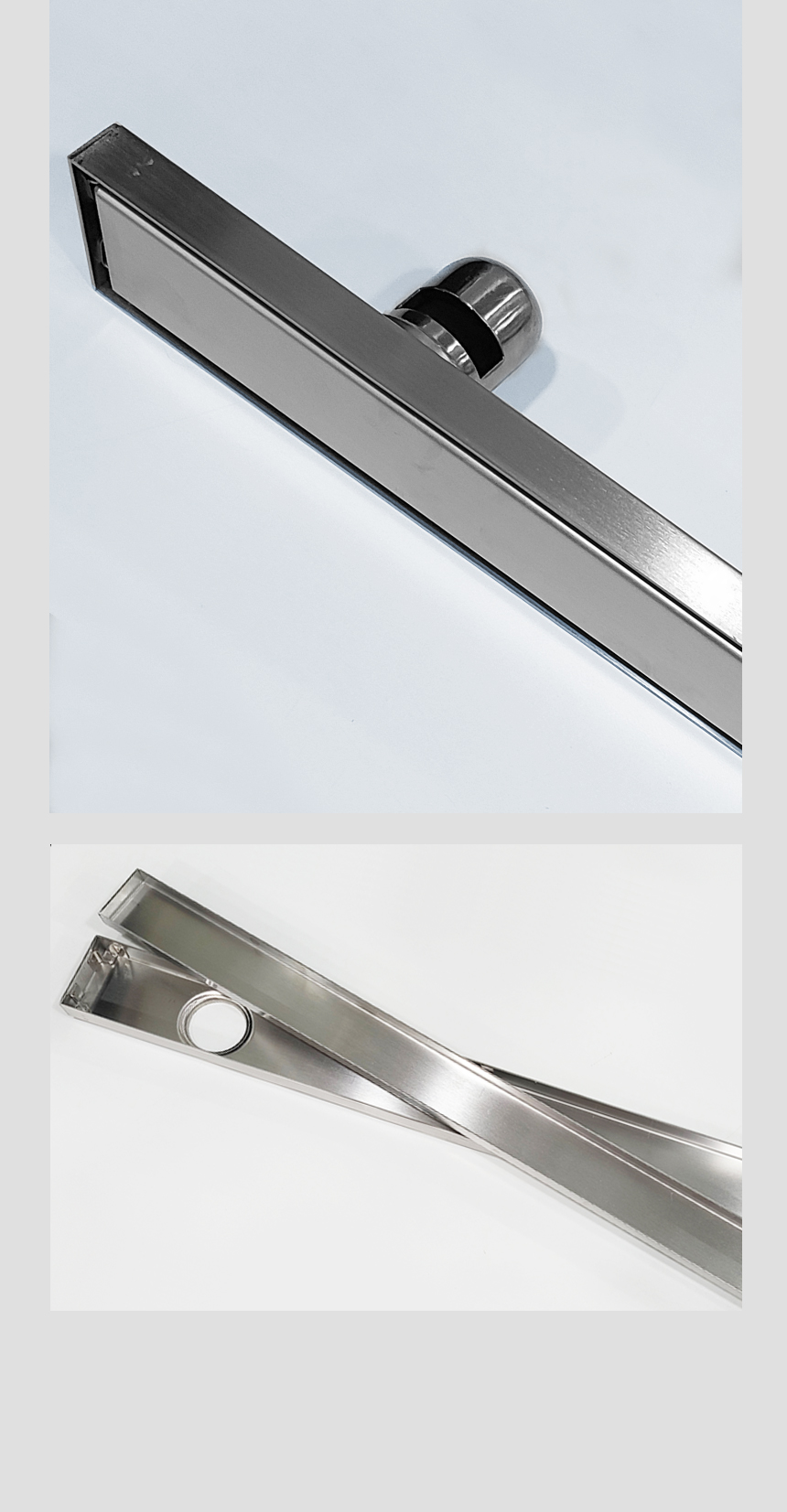 타일 유가 스텐레스 타일삽입유가 스텐육가 60x600 측면 AJBATH - 온채널