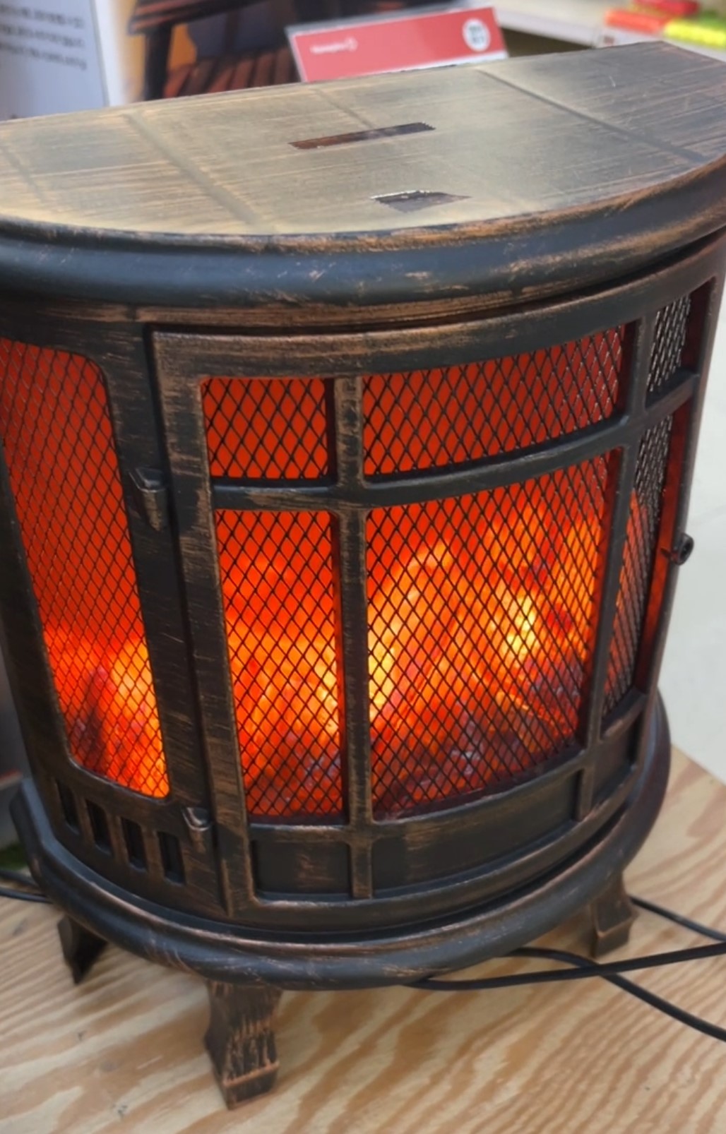 hplusmall 큐밸리 이글이글 불타는LED 불멍무드등 분위기 M Size - 핫트랙스