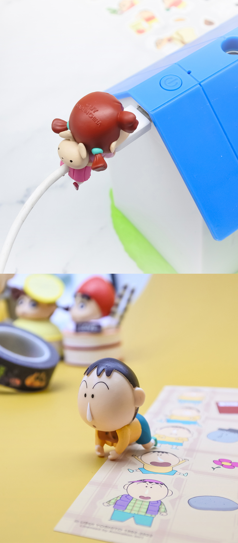 기타디자인용품 > 짱구&흰둥이&맹구&유리 단선보호캡 케이블 홀더 세트 선정리 고정 클립 전선 | 오늘의집 쇼핑