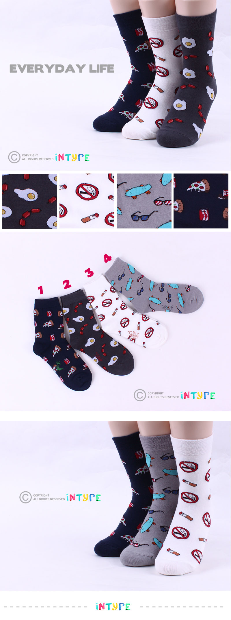 0Free gift Event [5+1 / 10+2 / 20+4 ] Korean Best selling socks updated ...