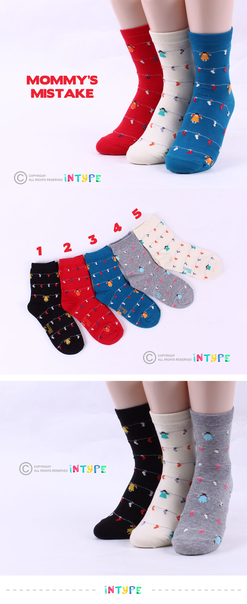 0Free gift Event [5+1 / 10+2 / 20+4 ] Korean Best selling socks updated ...
