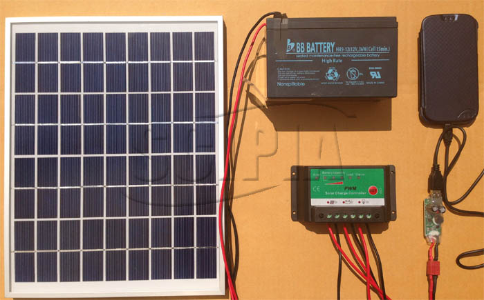 WR0 18V 10W 태양전지판 솔라셀 12V 태양광컨트롤러 - 싸이피아