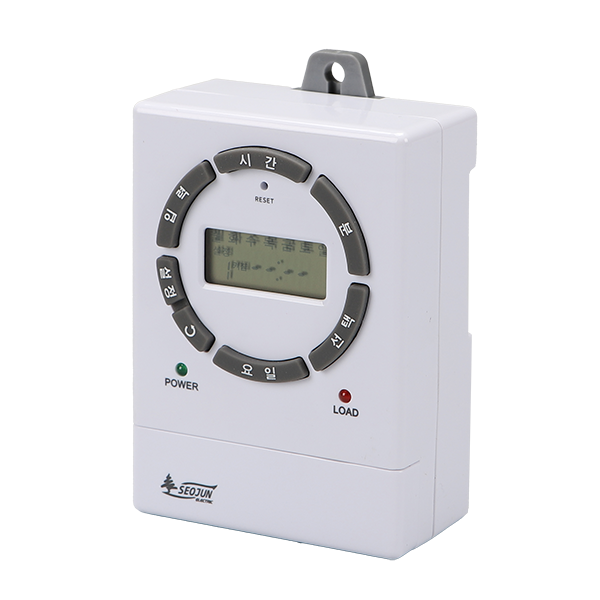 서준전기 전자식 전기 타이머 24시간 타임스위치 SJD R16 3W(판넬용 1C접점)