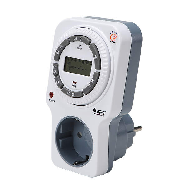 서준전기 전자식 전기 타이머 24시간 타임스위치 SJD C16