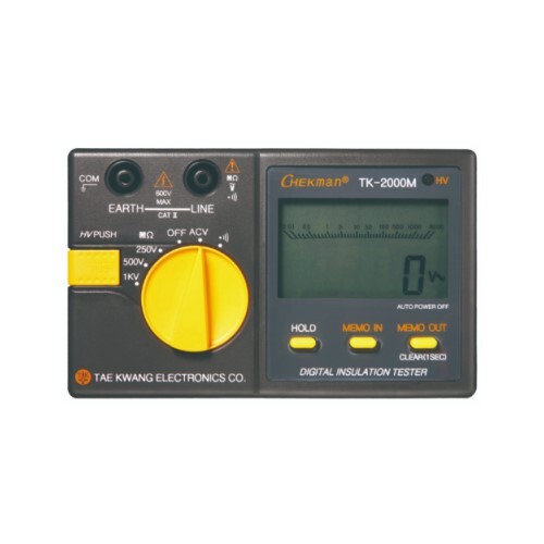 TK-2000M디지털 절연 저항계KOLAS 교정성적서 발급가능. - 한국교정계측기