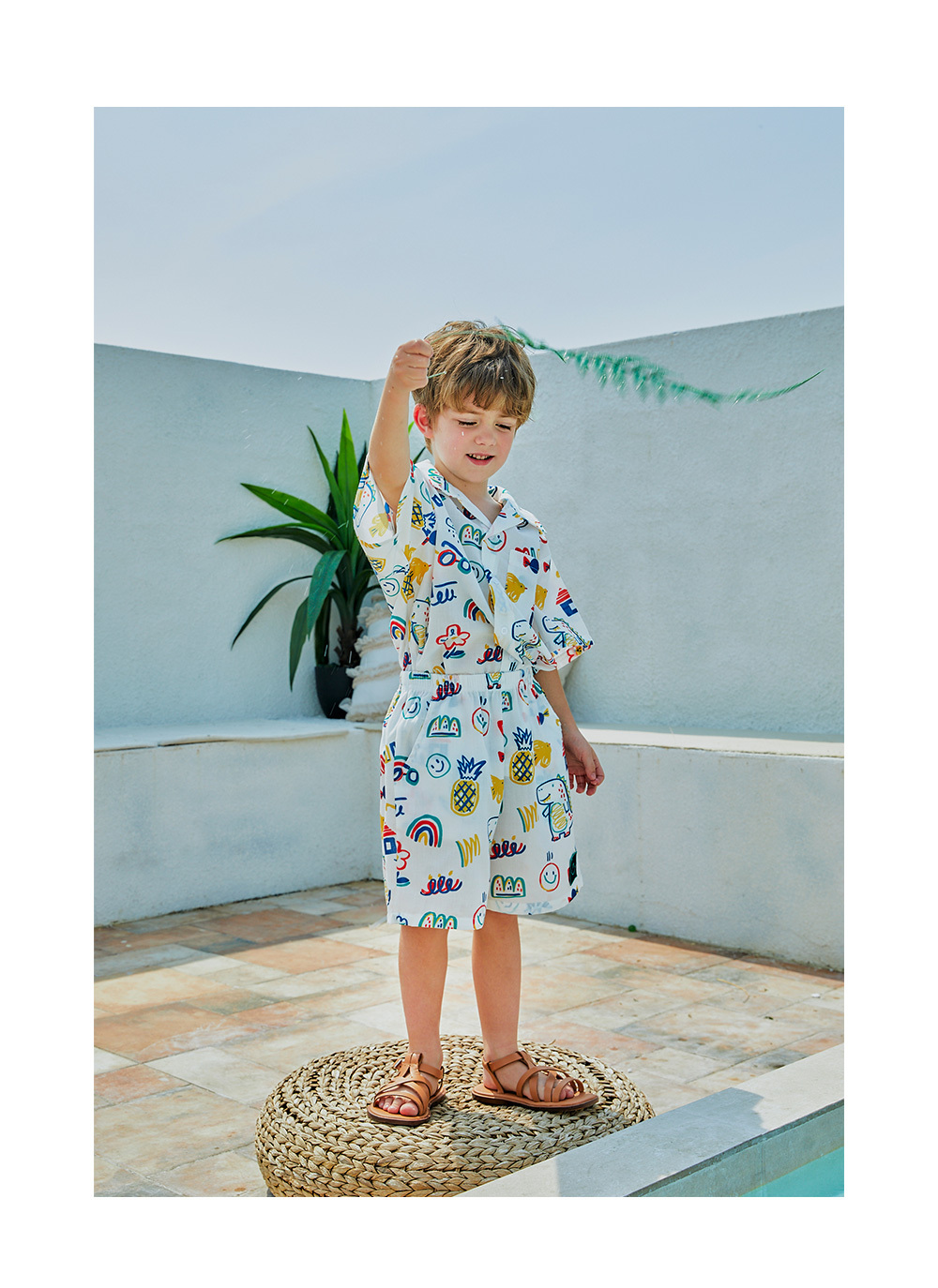 미니도우 미니 다이노 아동반팔티셔츠