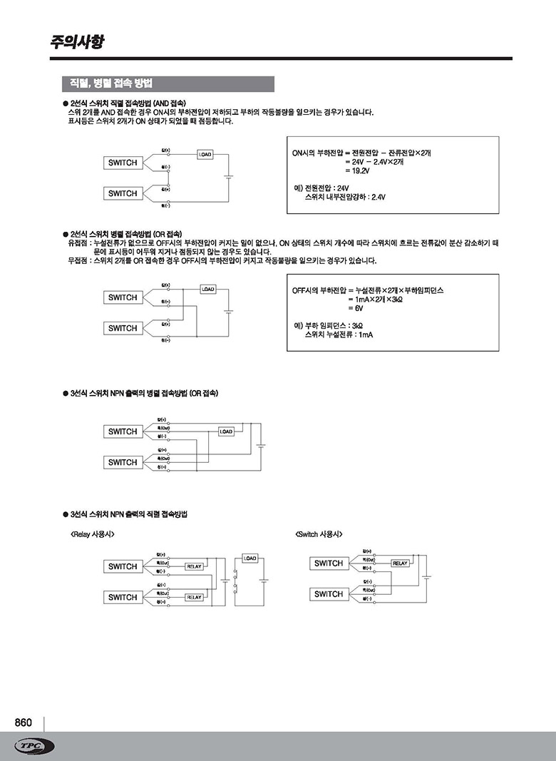 TPC메카트로닉스 유·무접점 오토스위치 (밴드부착형) D-C73K